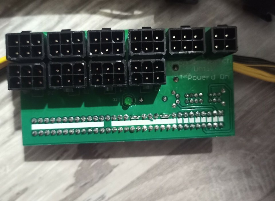 Power Module Breakout Board ATX TAT 64Pin to 10 Ports 6Pin Power with ...