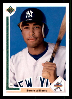 1991 Upper Deck #11 Bernie Williams Rookie Card (RC) - New York Yankees ...