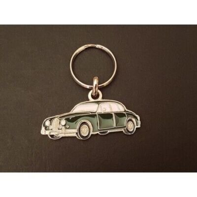 Jaguar Mark 2, 240, 340, 3.8 Sedan profile key ring. Daimler 2.5 V8 250 ...