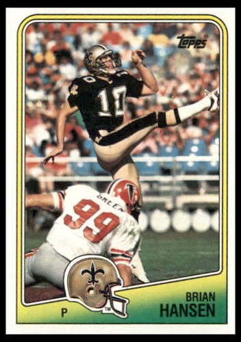 1988 Topps #62 Brian Hansen New Orleans Saints Football Card | eBay