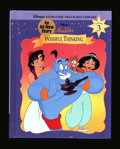 "Aladdin Wishful Thinking" Hardcover Book Disney's Storytime Treasures ...