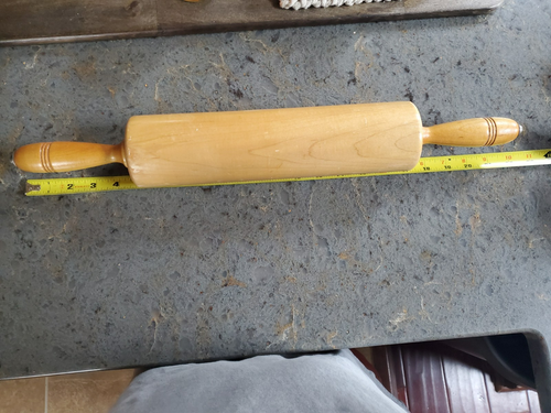 Vintage Thorpe Rolling Pin Co. Rolling Pin 22" Long 12" Barrel 3” Thick ...