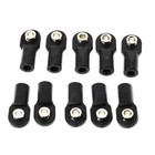 10Pcs Plastic Rod End Link Linkage Balls Joint for 1/10 RC Car1079 ...