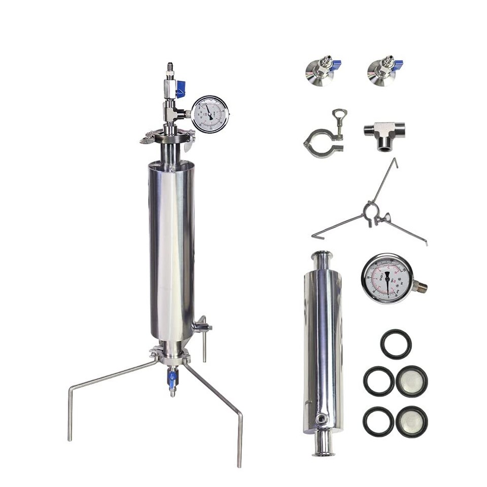 90g 18" Portable Jacket Vacuum Chamber / Tube Closed Loop Extractor | eBay