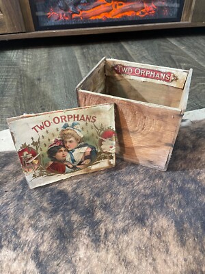 1900’s Vintage Two Orphans cigar box with lid | eBay