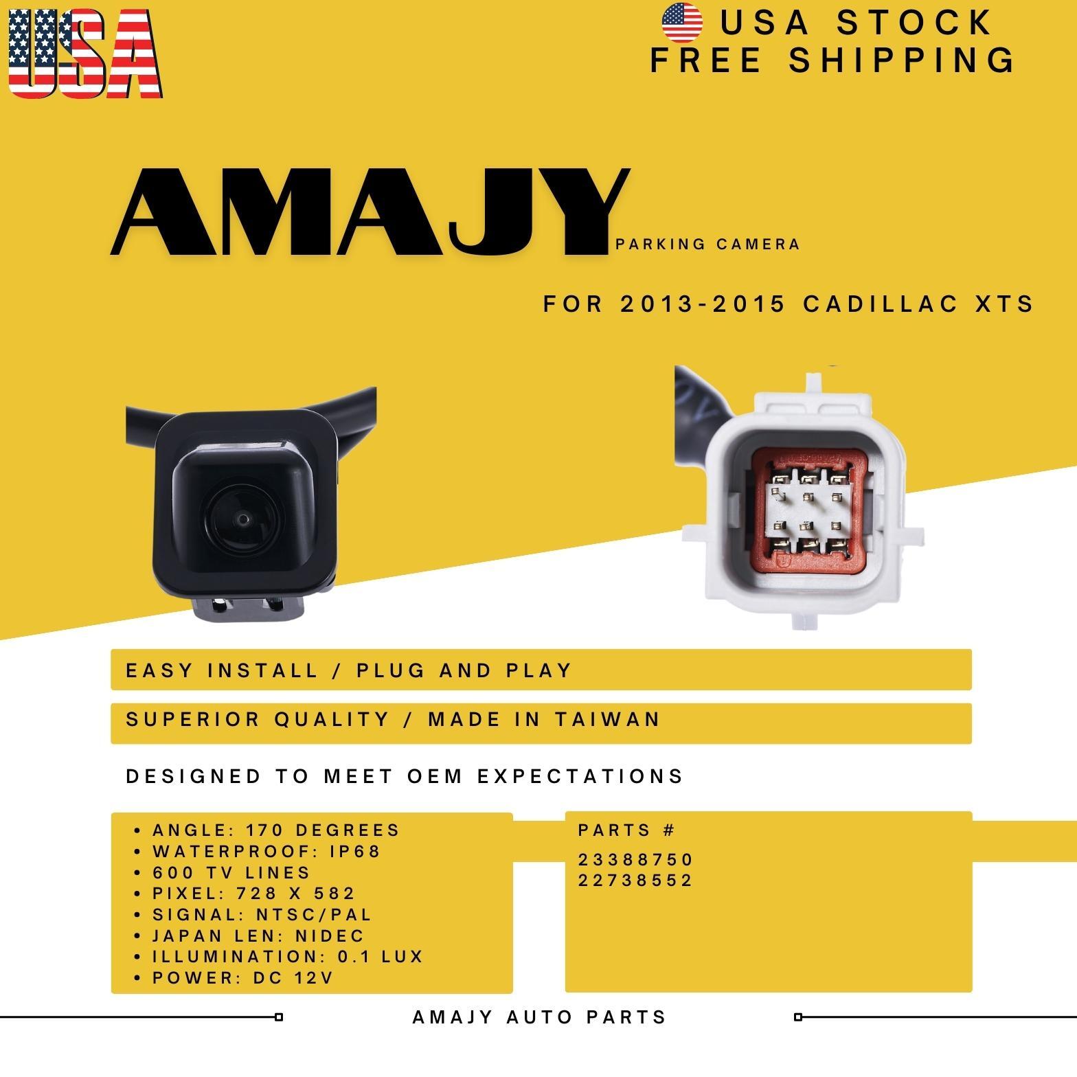 Backup Camera Replaces for 13-15 Cadillac XTS 23388750 22738552 | eBay