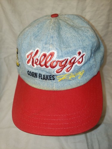 Kelloggs Corn Flakes #5 embroidered Racing hat Winsto… - Gem