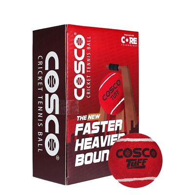 Cosco Tuff Heavy Weight Ball, Pack of 6, Red, Youth Size(Cricket) | eBay