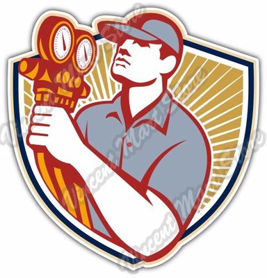 Air Conditioning Mechanic HVAC Gauge Car Bumper Vinyl Sticker Decal 4 ...