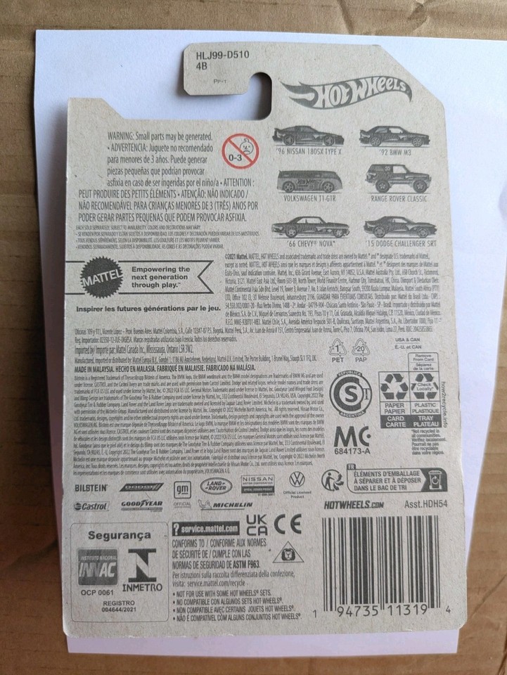 HOT WHEELS 2021 CLASSIC RANGE ROVER - 55TH ANNIVERSARY ED. CARDED BLACK ...