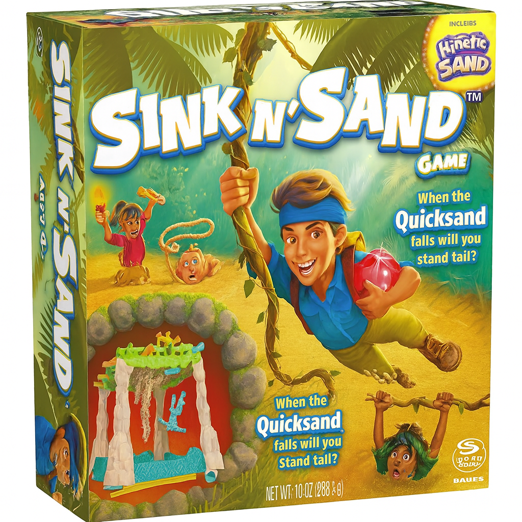 Spin Master Sink N’ Sand Board Game with Kinetic Sand Ages 4+ New | eBay