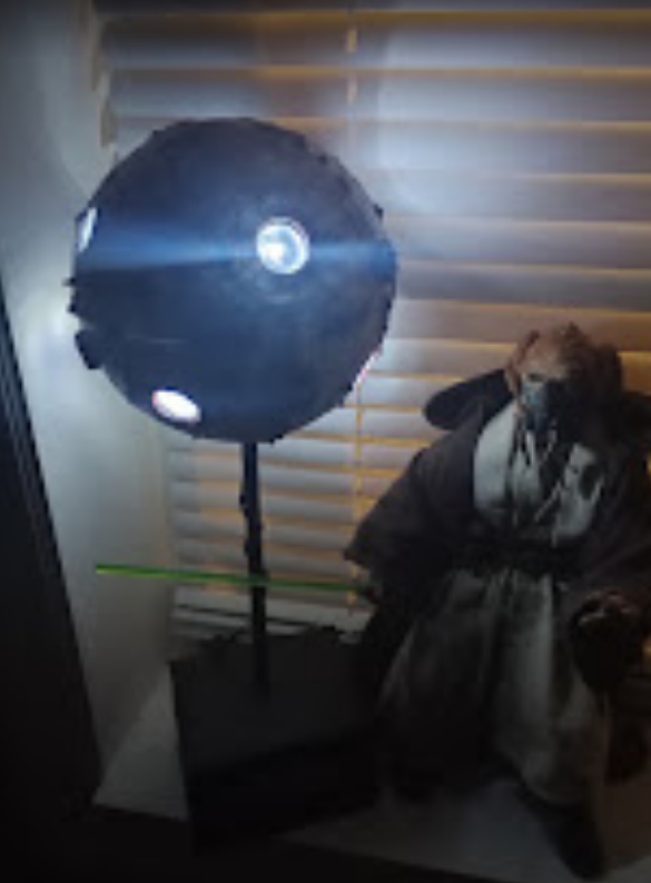 1 STAR WARS JEDI TRAINING REMOTE has Lighting* PROP 1:1 SCALE REAL Plus ...