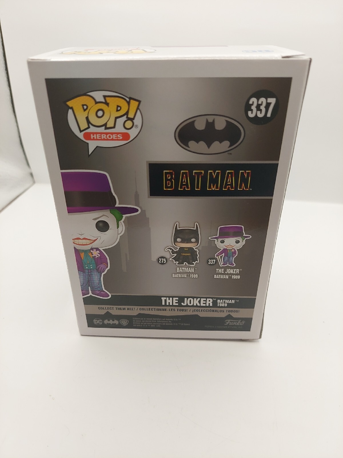 Batman 1989 The Joker Jack Nicholson POP! DC Heroes #337 Vinyl Figur ...