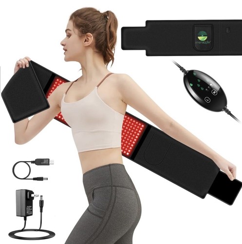 Laser Lipo LED Red Light Therapy Belt Pain Relief Near Infrared Weight ...