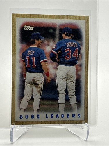 1987 Topps Cubs Leaders Baseball Card #581 Mint FREE SHIPPING | eBay