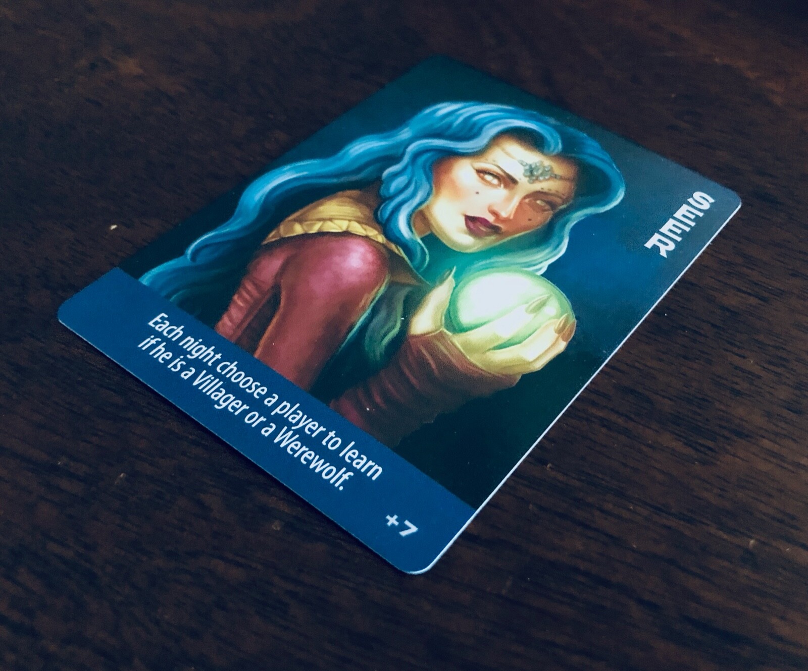Ultimate Werewolf Seer Character Card Official Extra/Replacement Game ...