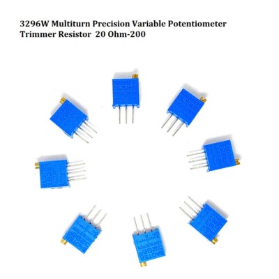 3296W Multiturn Precision Variable Potentiometer Trimmer Resistor 20 ...