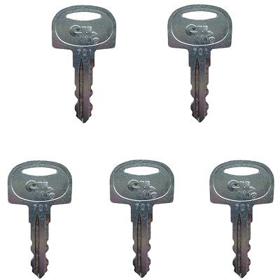 5 Ditch Witch Keys , Code 701 , JT-RT-FXSX-MR & COLE HERSEE 83451-701 ...
