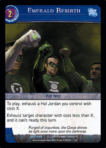 VS System: Emerald Rebirth [Played] DC Comics Legends TCG CCG Classic ...