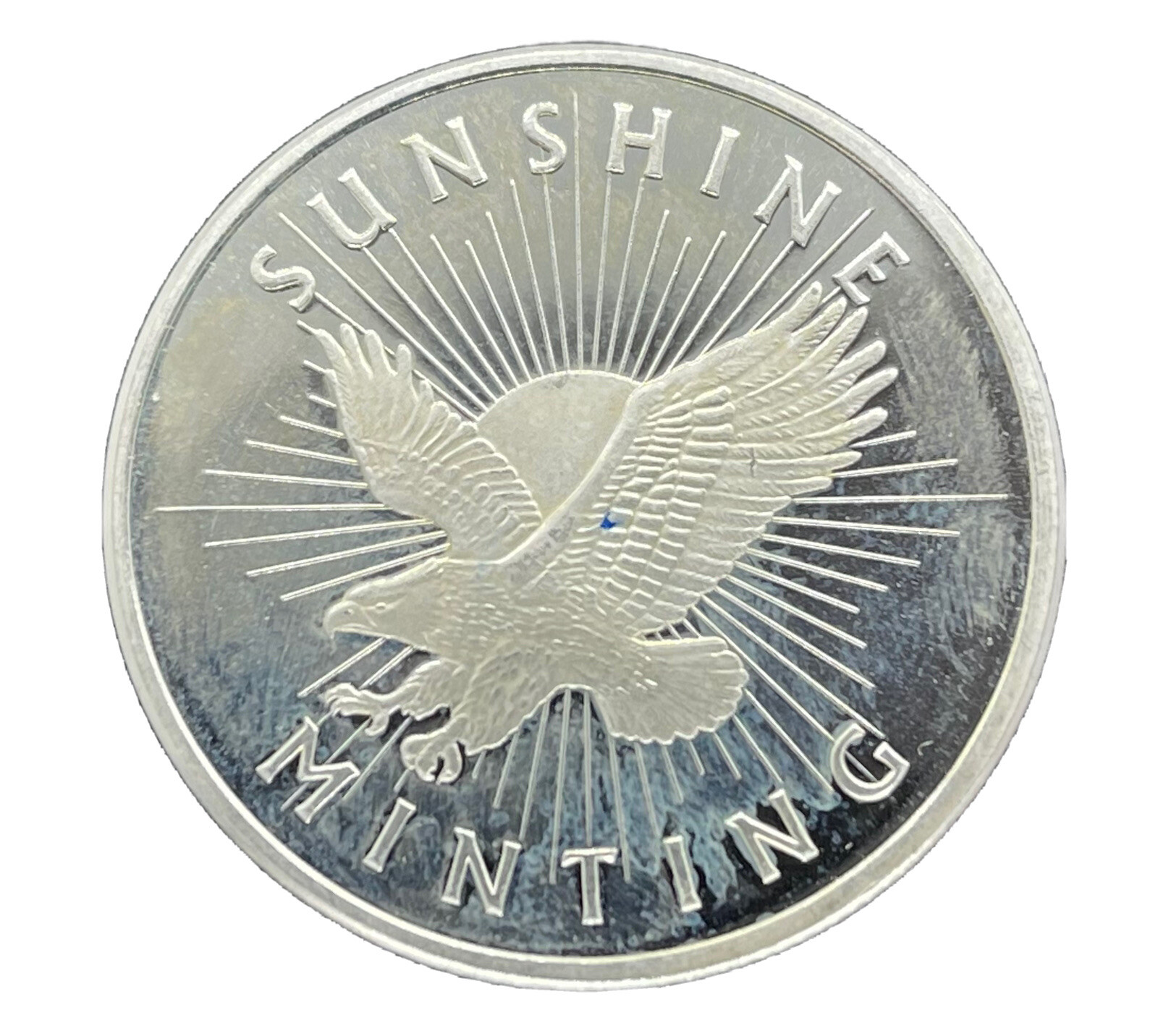 Sunshine Minting 1 Ounce .999 Fine Silver Round with Mint Mark Security ...