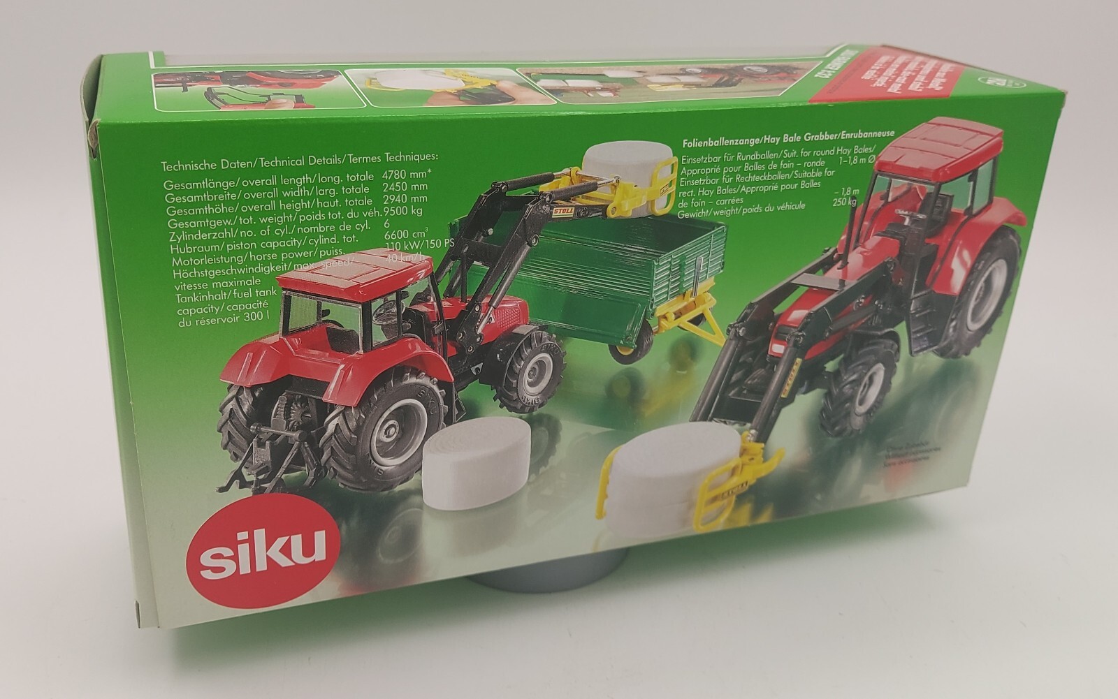 Siku 3651 1.32scale Fendt Tractor With Haybale GRABBER for sale online ...
