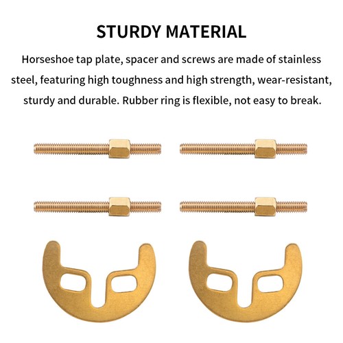 Horseshoe Plate Easy Install Sink Tap Fixing Kit Rubber Ring Double ...