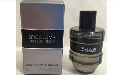 Viktor & Rolf Spicebomb EDT Pour Homme 7ml / 0.24oz Mini size Splash | eBay