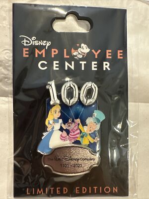 Disney DEC Employee Center Alice In Wonderland Celebrating 100 Years ...