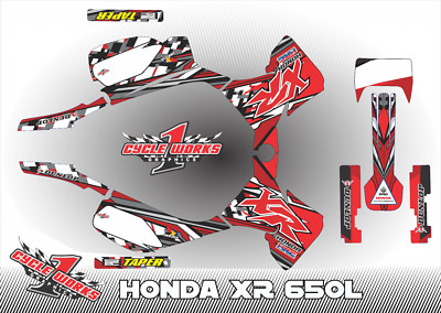 HONDA XR 650L XR650 CUSTSTOM GRAPHICS KIT GRAFICAS DECAL Matrix2 | eBay