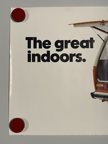 Extremely Rare Vintage Volkswagen Vanagon Poster Ad VW The Great ...