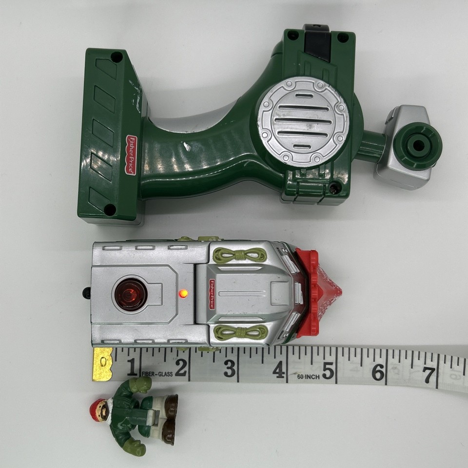 Fisher Price Geotrax RC Train Green Alpine Will Snow Plow Set Works ...