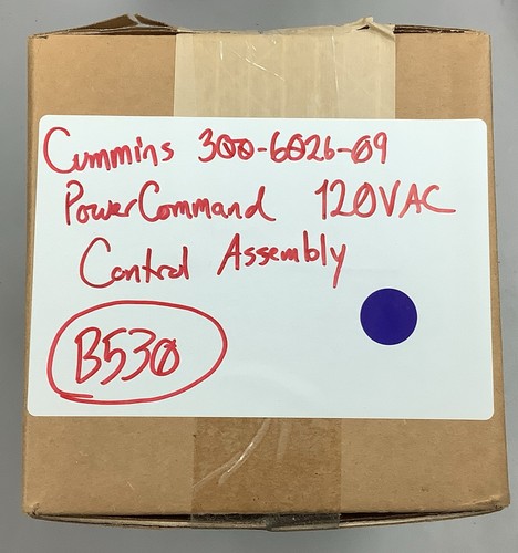 Cummins 300-6026-09 PowerCommand Control Assembly 300-6000.03 (B530) | eBay