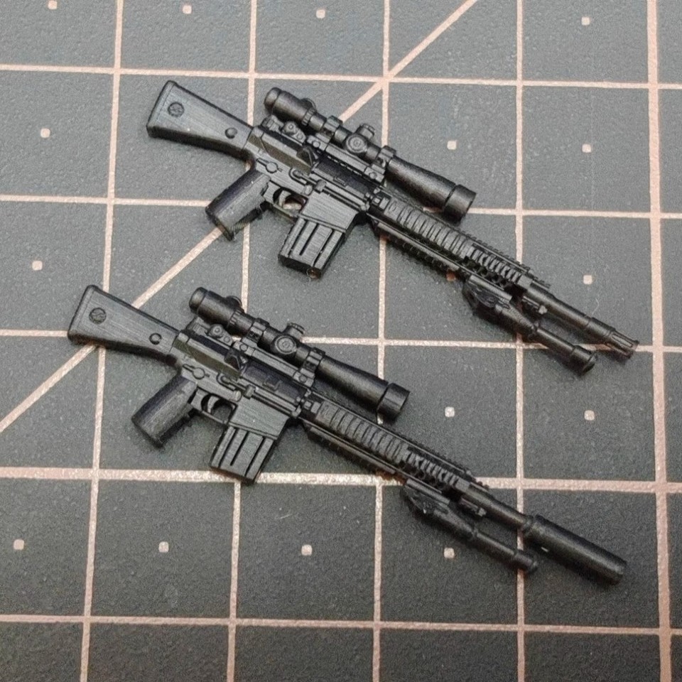 MinifigArsenal M110 Sniper Modern Brick Battle Set for Minifigures ...
