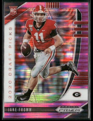 2020 Panini Prizm Draft Picks Pink Prizm Jake Fromm #111 Georgia | eBay