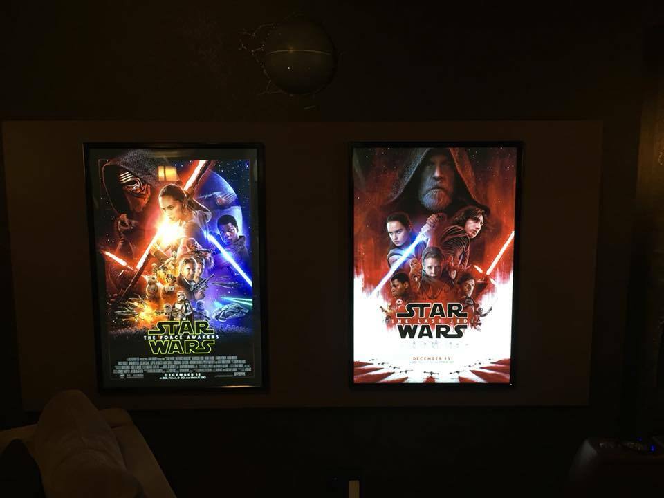 3-Pack Custom Premium 27x40 LED Light Box Movie Poster Display Frames ...