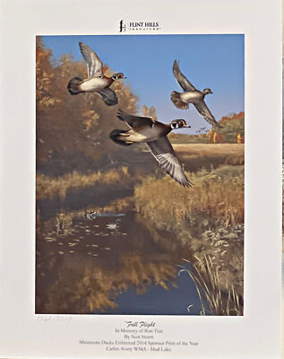 Scot Storom Fall Flight 2014 MN DU Sponsor Print (7x9) | eBay