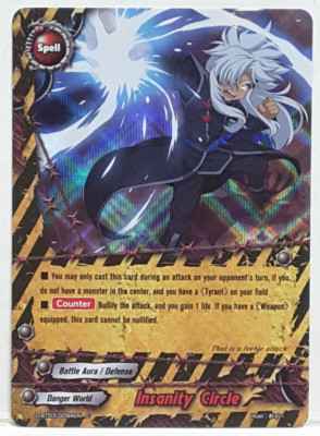 Future Card Buddyfight Insanity Circle D-BT03/0094EN C FOIL Danger ...