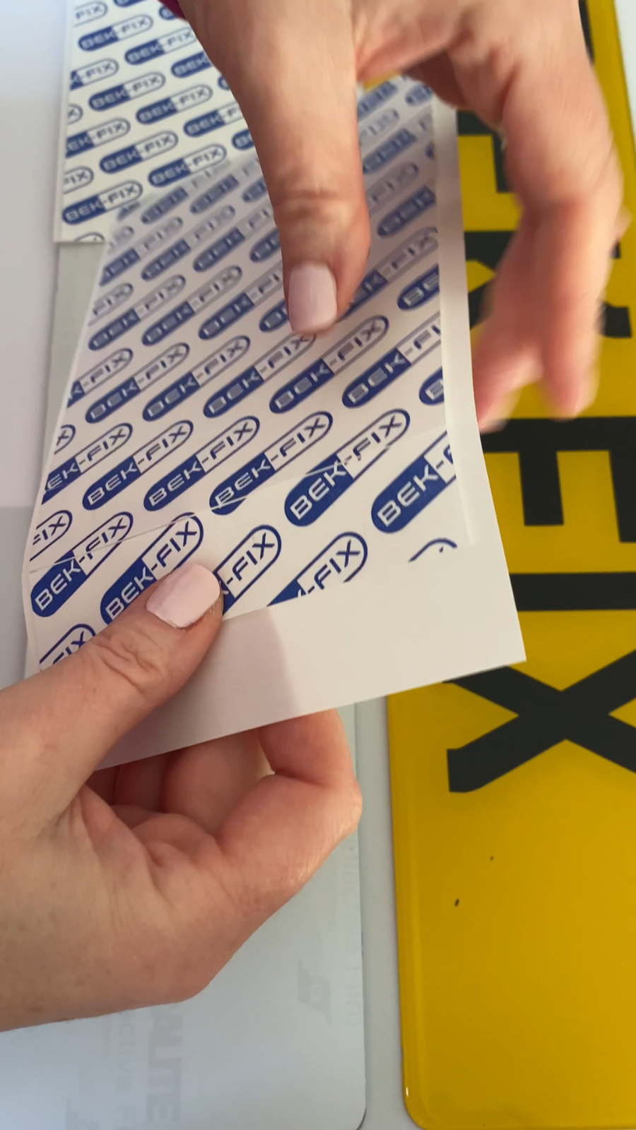 Number Plate Sticky Pads Stickers For License Plate Holder Extra Strong ...