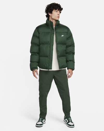 Nike Sportswear Club Puffer Jacket Primaloft Forest Green FB7368-323 ...