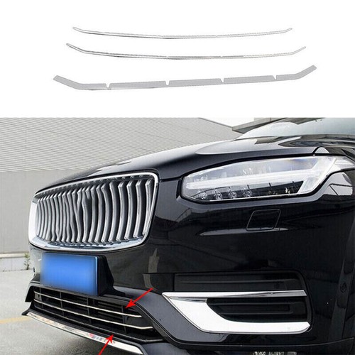 2016-2023 For Volvo XC90 Chrome Steel Front Lower Mesh Grille Grill ...