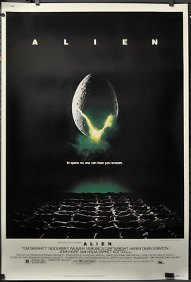 Alien 1979 Original 40X60 Roulé Film Affiche Sigourney Weaver John Hurt ...