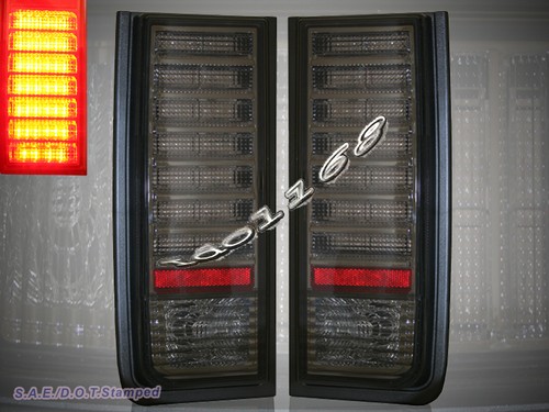 03-09 HUMMER H2 SUV SMOKE LED TAIL LIGHTS REAR BRAKE LAMPS | eBay