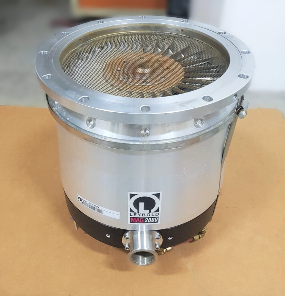 LEYBOLD MAG 2000 TURBOMOLECULAR PUMP, MAG.DRIVE 2000 MD 2000 CONTROLLER ...