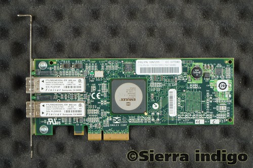 10N7255 IBM PCIe 2-Port 4Gb Fibre Channel Card Emulex FC112005-01C | eBay