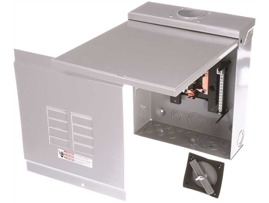 Murray EQ Load Center, 125 A, 8 -Space, 16 -Circuit, Main Lug, NEMA 3R ...