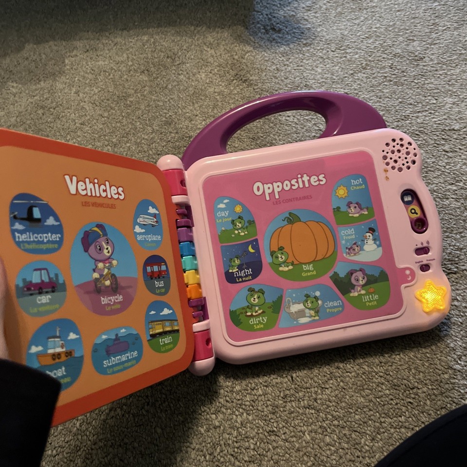 Leap Frog Scout and Violet 100 Words Book In English And French light ...