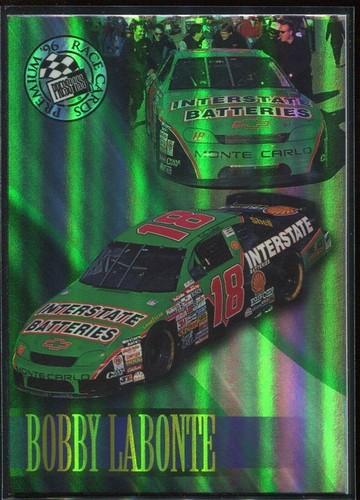 1996 Press Pass Bobby Labonte #36 Foil Premium Race Card | eBay