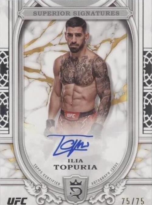 2024 Topps Royalty UFC - Superior Signatures Ilia Topuria #SS-ITA /75 ...