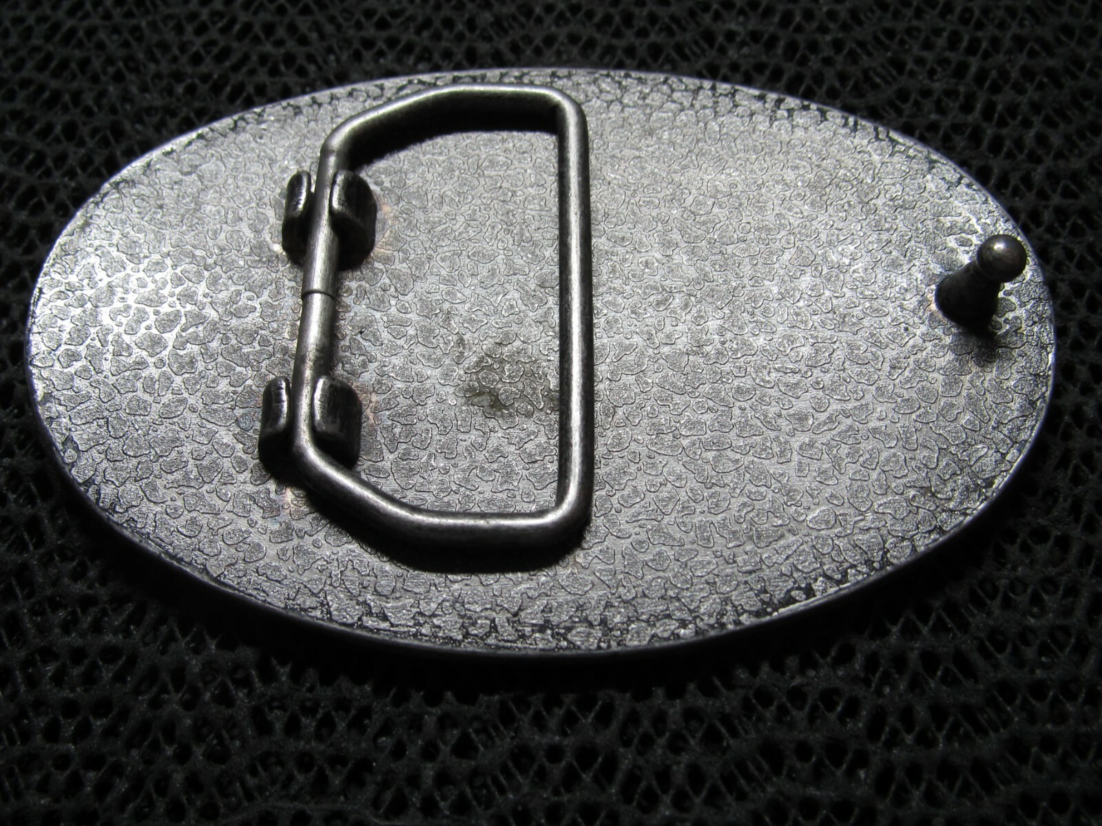 SPIKE STUDDED LEATHER SKULL BELT BUCKLE! VINTAGE! RAR… - Gem