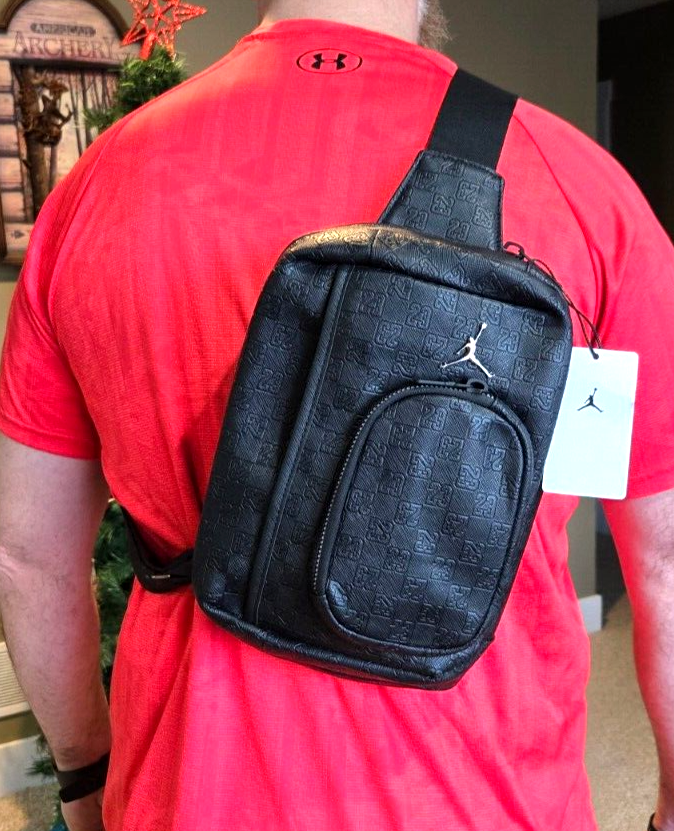 Jordan Nike Monogram Logo Unisex Sling Bag Crossbody Bag | eBay
